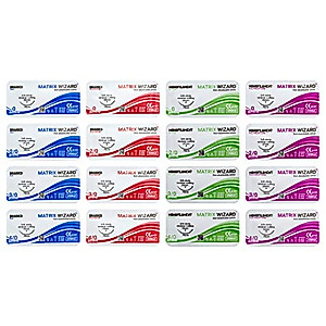 Sterile Sutures Thread with Needle Plus Tools - First Aid Field Emergency, Trauma Practice Suture Kit; Taxidermy; Medical, Nursing and Vet Students (16 Mixed 0, 2/0, 3/0, 4/0 with 12 Instruments) 28PK