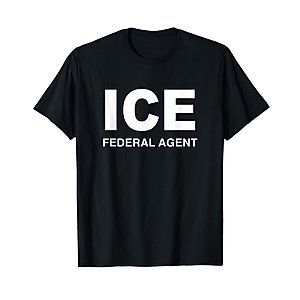 ICE Federal Agent Halloween Costume Police Immigration Shirt