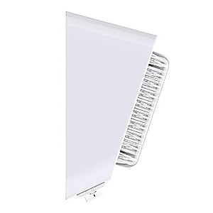 Leisure LED RV Exterior Porch Utility Light with Switch - 12v 280 Lumen Lighting Fixture. Replacement Lighting for RVs, Trailers, Campers, 5th Wheels. White Base, Clear and Amber Lens (White, 1-Pack)