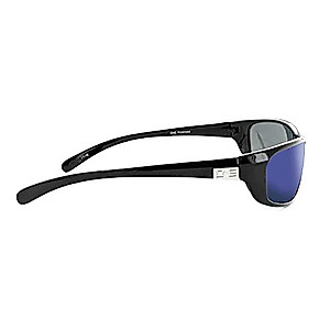 Optic Nerve - 2022 Premium & Affordable Polarized Sport Sunglasses for Men/Women, Backwoods Edition with Shiny Black Frame/Smoke Lens
