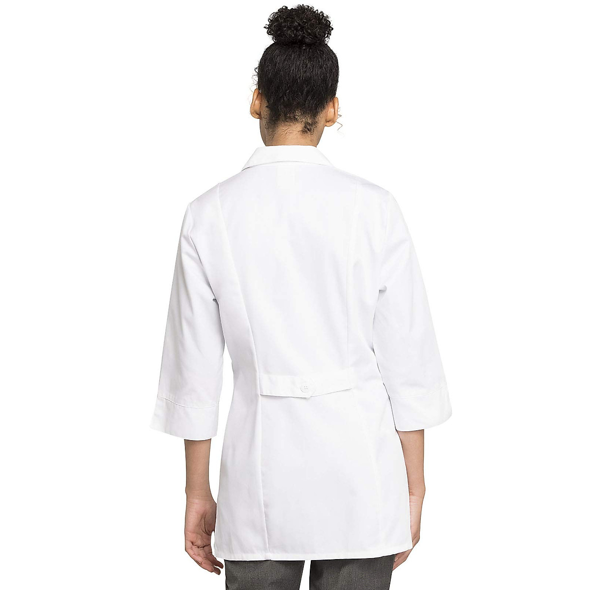 Cherokee Women's Scrubs 30" 3/4 Sleeve Lab Coat, White, Large