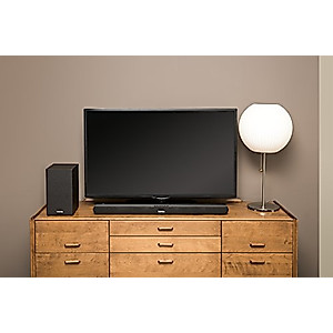 Toshiba TY-WSB600 2.1 Channel Bluetooth Soundbar TV Speaker: Sound Bar with Wireless Subwoofer, HDMI Arc with CEC, Optical, Coaxial, Aux and USB Inputs & Remote Control