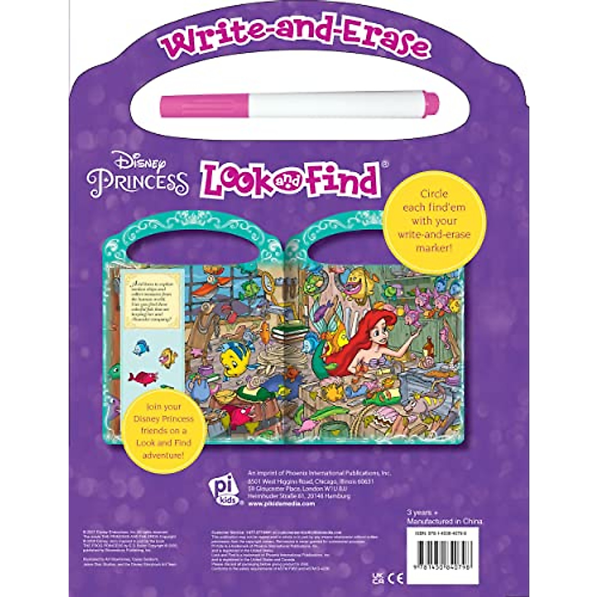 Disney Princess: Write and Ease Look and Find