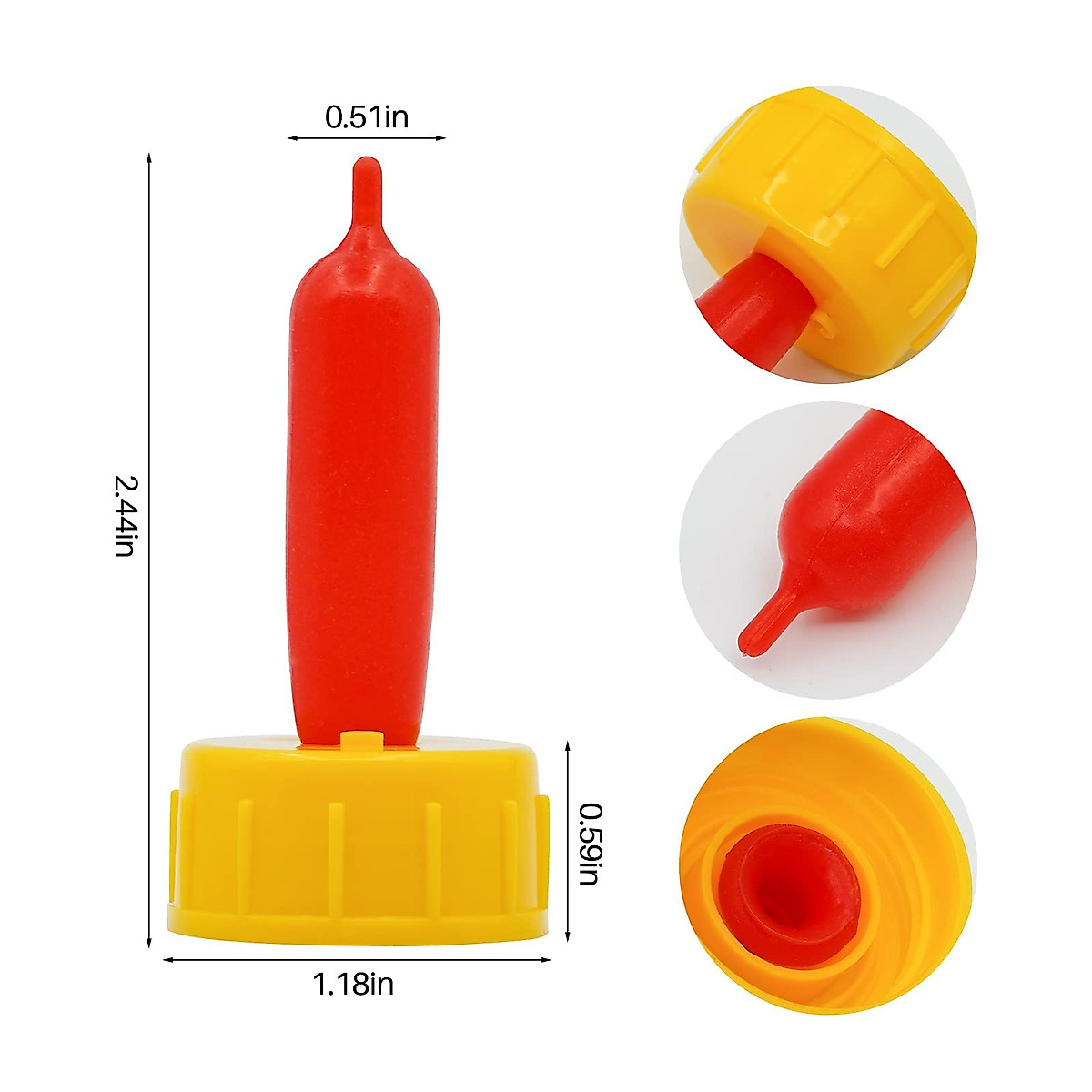 nomal 30 PCS Lamb Teat Feeder Feeding Bottle Topper Animal Rubber Pacifier Nipples for Sheep Goat Pup Dog Cat Small Animal