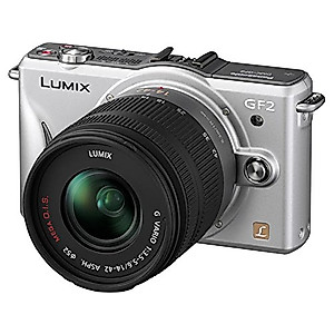 Panasonic Lumix DMC-GF2 12 MP Micro Four-Thirds Mirrorless Digital Camera with 3.0-Inch Touch-Screen LCD and 14mm f/2.5 G Aspherical Lens (Silver)