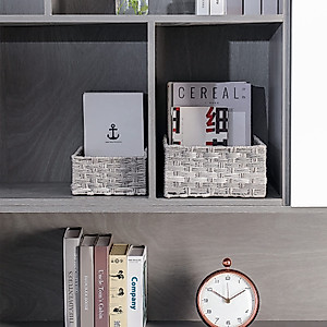 Woven Storage Toilet Paper Basket Bathroom Organizing Tray Shelf Organizers Pantry Plastic Tank Cubby Storage Toy Bins Snack Organizers Small Dresser Decor Towel Kitchen Clothes Bins Containers Box