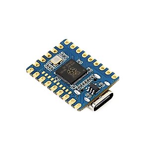 waveshare RP2040-Zero Mini Board High-Performance Pico-Like MCU Board Based on Raspberry Pi Microcontroller Chip RP2040,USB-C Connector,Low-Cost, Support C/C++,MicroPython