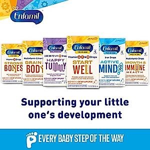 Enfamil Prenatals & Baby Vitamins Tri-Vi-Sol Vitamin A, C & D Multi-Vitamin Drops for Infants, Supports Growth & Immune Health, 50 mL Dropper Bottle,1.69 Fl Oz (Pack of 1),MJ-030
