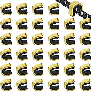Gejoy 40 Pieces Nock Points Archery String Nocking Points Bow String Buckle Clip for Compound and Recurve Bow