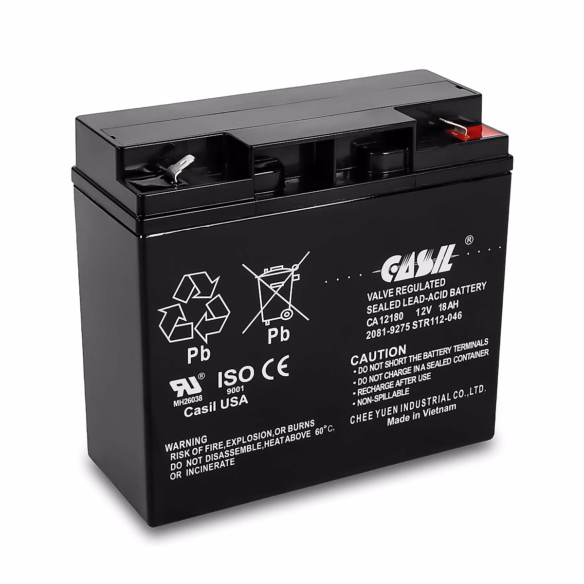 Simplex 2081-9275 Fire Alarm Control Panel Battery 12V 18Ah F2