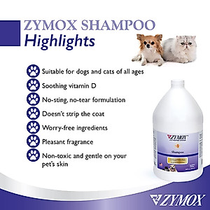 Zymox Anti-Itch Shampoo for Dogs and Cats, 1 gal