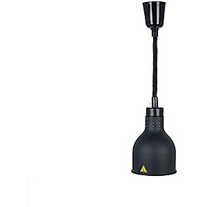 Commercial Heat Lamp Food Warmer Light HotelFood Heating Lamp Food Heater Self-Help Lifting Food Warming Light Food Service Equipment Fries Grill Heating Tube Restaurant (Color : Black, (Color : Blac