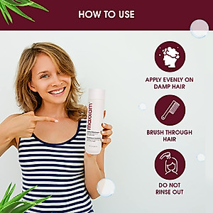 Maxxam Nutrient Maximizer Leave-in Conditioner, Frizz Control for All Hair Types, Repairs & Strengthens Damaged Hair, 8 Fl Oz