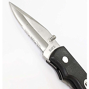 ToolUSA Folding Pocket Knife & 6-Inch Combination Sharpening Stone