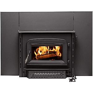 Ashley Hearth AW1820E 1,200 Sq. Ft. Wood Stove Insert , Black