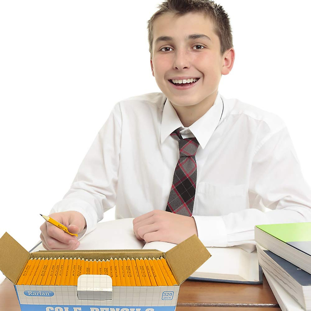 Rarlan Golf Pencils, 2 HB, Pre-Sharpened, 320 Count Bulk Pack