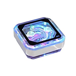 Alphacool 12947 Eisblock XPX Aurora - Plexi Chrome Digital RGB Chrome Water Cooling CPU - Water Blocks