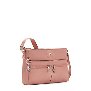Kipling New Angie Crossbody Bag Dt Warm Rose