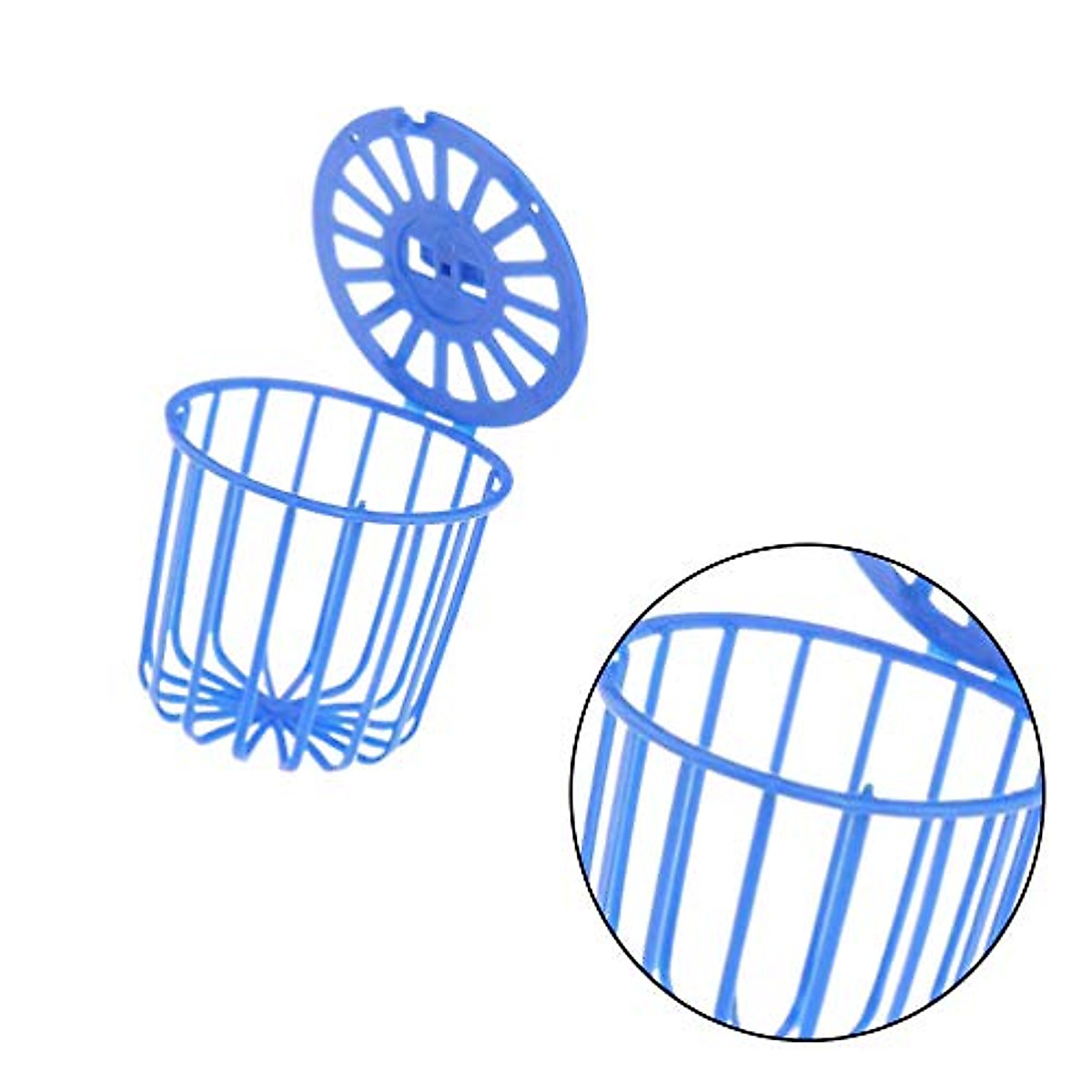 POPETPOP 2Pack Bird Parrot Feeder Cage Fruit Vegetable Holder Cage Hanging Basket Container Foraging Toys Bird Food Holder Bird Cage Accessories