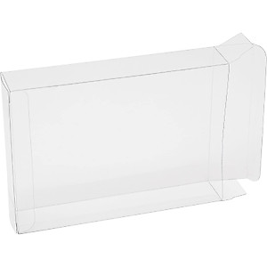 Viturio Super Nintendo SNES & N64 Game Box Protector Cases (10 Pack) Clear Plastic .35mm