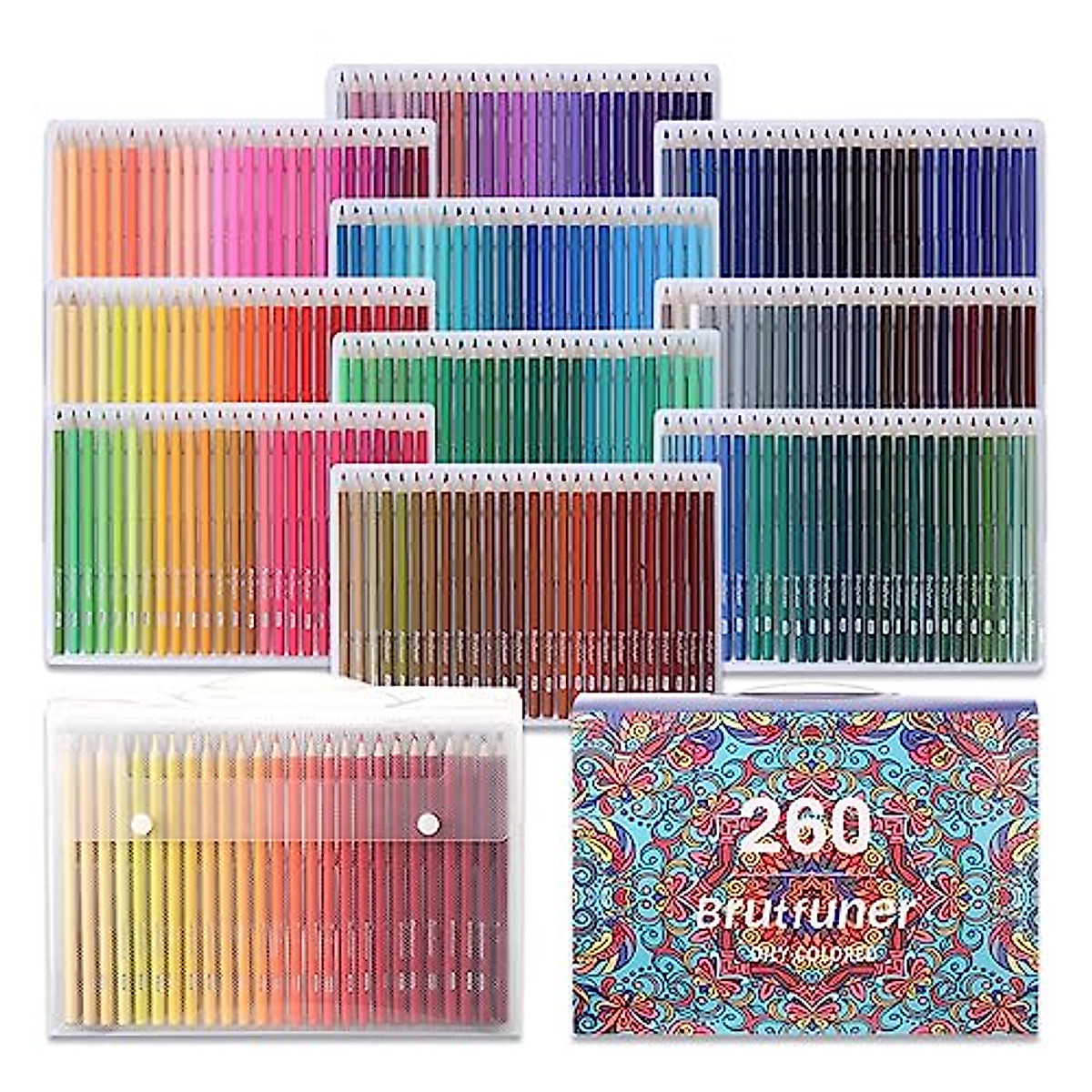 DAPNHA 120 Colored Pencils Set for Artists and Crafters