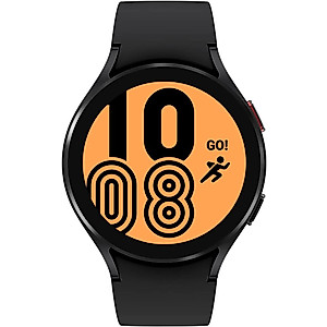 Samsung Galaxy Watch 4 Smartwatch 44mm with Extra Band Included, Bluetooth / Wifi Only, Black (SM-R870NZKCXAA)