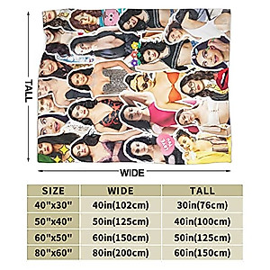 Blanket Camila Mendes Soft and Comfortable Warm Fleece Blanket for Sofa, Office Bed car Camp Couch Cozy Plush Throw Blankets Beach Blankets