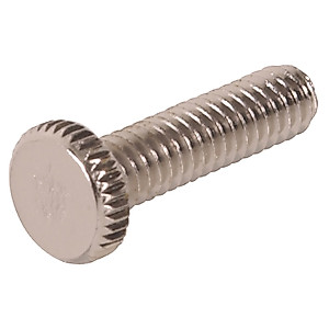 The Hillman Group 54072 8-32 x 3/4-Inch Nickel Plated Knurled Head Screw, 35-Pack