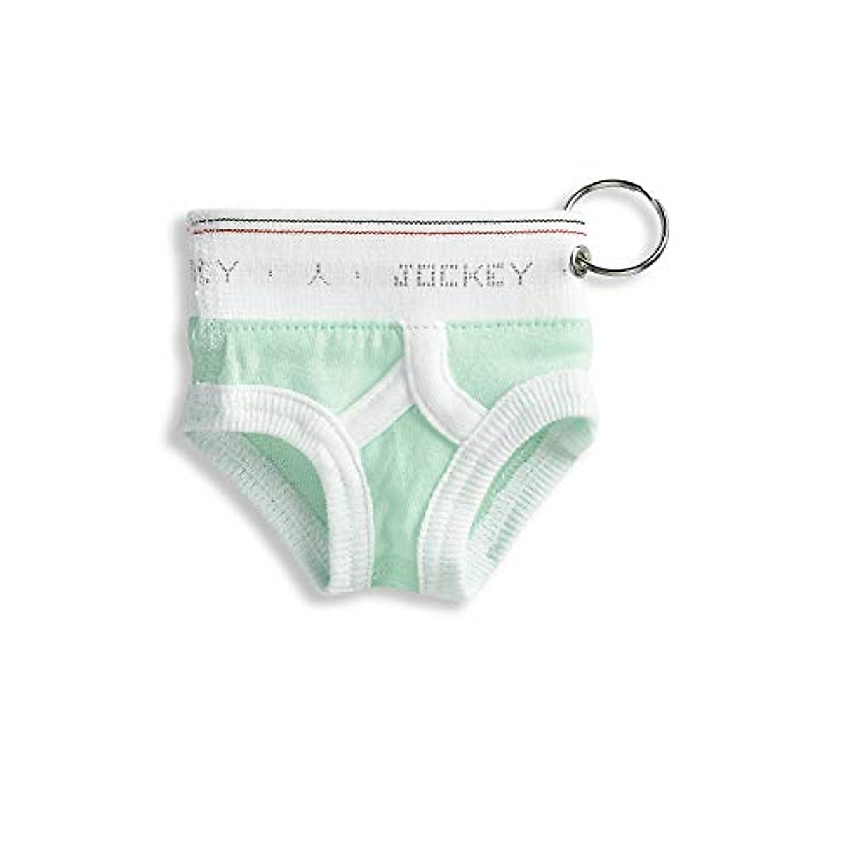 Jockey Women's Accessories Mini Brief Key Chain, Mint, all