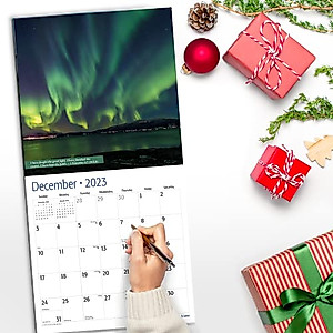 RED EMBER Bible Verses Faith, Hope & Love 2023 Hangable Monthly Wall Calendar | 12" x 24" Open | Thick & Sturdy Paper | Giftable | The Greatest Is Love