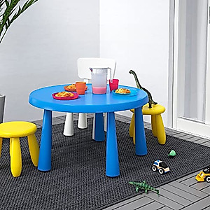 Ikea Mammut Children's Table Indoor Outdoor Blue 903.651.80 Size 33 1/2"