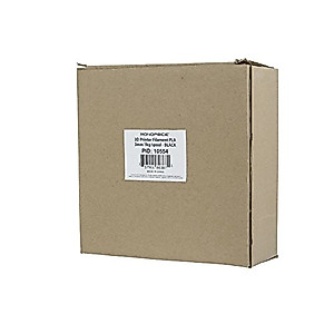 Monoprice PLA Premium 3D Printer Filament - Black - 1kg Spool, 3mm Thick (110554)