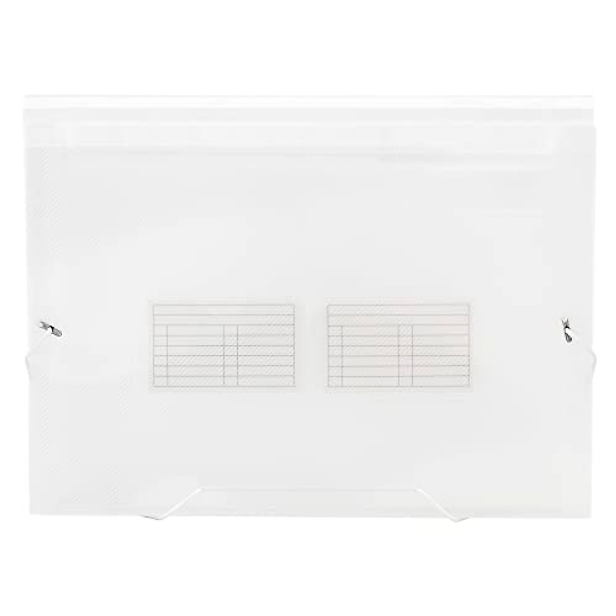 Office Depot® Brand Plastic File, 13 Pocket, Expansion 3-1/2", 8 1/2" x 11", Letter, Clear, Pack of 1