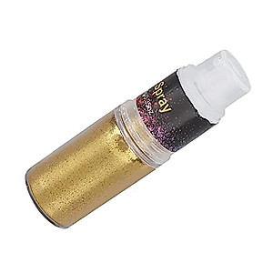 Golden Glitter Powder Face Body Paint Temporary Tattoo Nail Art Craft Glitter Powder Halloween Cosplay Party Art Stage Makeup 0.4oz
