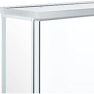 Signature Hardware 950613-53 Pallas 53" x 27-5/8" Lighted Frameless 3 Door Medicine Cabinet with Tunable LED and Electrical Outlet