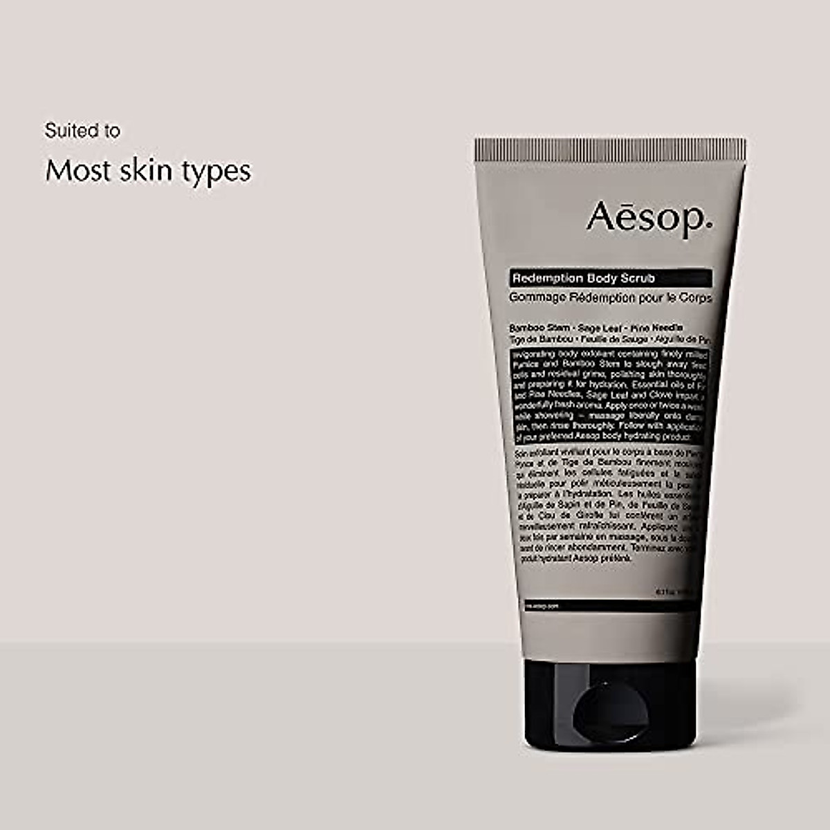 Aesop Redemption Body Scrub | 180 mL | Paraben, Cruelty-free & Vegan