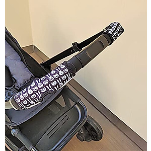 Baby Stroller Handle Covers Grip Covers Handlebar Sleeve Covers Protect Grip Buggy Prams Joggers Handlebar Gloves Shopping cart bar Imported from Japan(Rabbit-Mini Size)