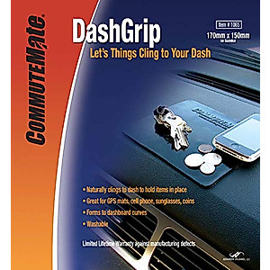 Heininger 1062 CommuteMate DashGrip Cell Phone Holder, (Pack of 2), Black