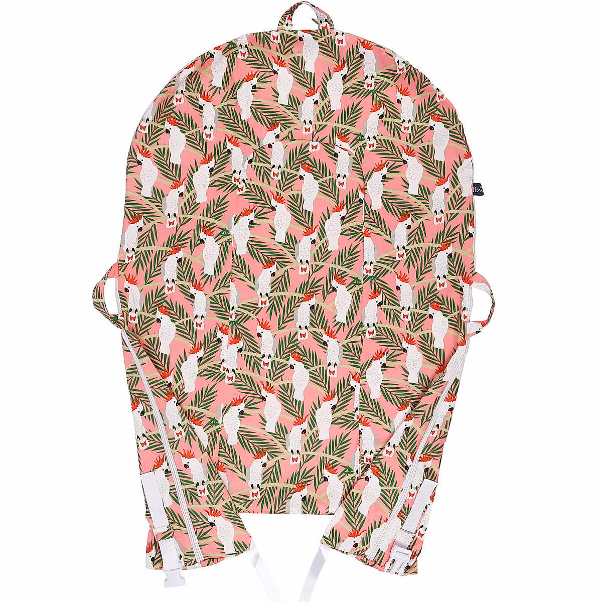 IBraFashion Newborn Lounger Cover - Dock a tot Covers Only for DockATot Deluxe Plus + | 100% Cotton Infant Baby Nest Replacement Extra Cover Only Hypoallergenic (Parrot and Palma)