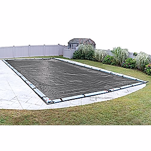Pool Mate 511840R-PM 20-Year Professional-Grade Winter In-Ground Pool Cover, 18 x 40-ft, Charcoal