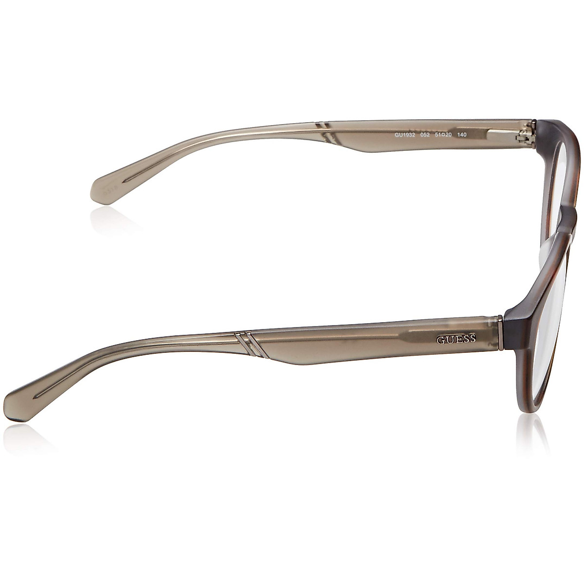 Guess GU1932 Eyeglass Frames - Dark Havana Frame, 51 mm Lens Diameter GU193251052