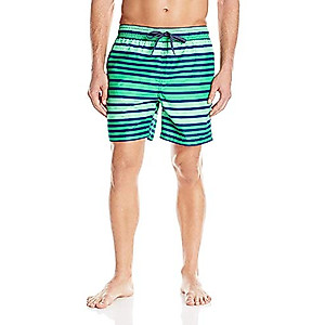 Kanu Surf Men's Standard Capri Swim Trunks (Regular & Extended Sizes), High Tide Green, Medium