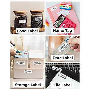 Phomemo Label Maker Machine- D50 Large Label Maker with Cutter Thermal Label Printer for 3/5" to 9/10" Tape, Labeler for Home Address, Organization, Office, Gift, Support iOS & Android