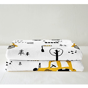 Tractor Blanket for Boys,Construction Vehicles Throw Blanket Queen for Bed,Cartoon Cars Fleece Blanket for Toddler Kids Teens,Retro Equipment Trucks Sherpa Blanket,Construction Themed Bedroom Decor