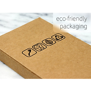 bmbu Bamboo Toothbrush 4 Pack - Medium/Soft Charcoal Bristles Tooth Brushes Wooden Handle - BPA Free, Eco Friendly, Vegan Product Gift Idea, Sustainably Grown in Recycled Biodegradable Packaging