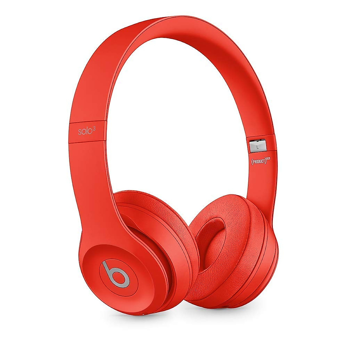 Beats by Dr. Dre Solo3 Wireless On-Ear Headphones - Red (Renewed Premium)