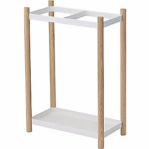 YAMAZAKI home Plain Umbrella Stand White,