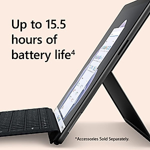 Microsoft QEZ00018 Surface Pro 9 13" Touch Tablet, Intel i5, 8GB/256GB, Graphite Bundle 365 Personal 15 Month Subscription