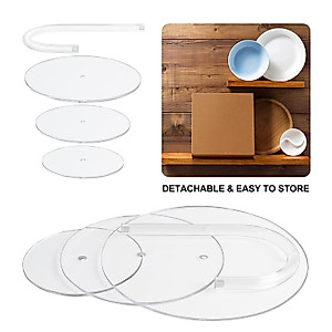 J Cake Display Stand 2 Tier Acrylic Cupcake Tower Display Premium Cupcake Holder Dessert Tree Tower for Birthday Cady Bar Party Décor Weddings Birthday Parties Events (Premium Acrylic 10") (10inch)