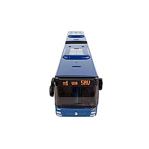 Daron MTA New York City Bus 16" Articulated Bus RT8571 Toy, Blue , Brown